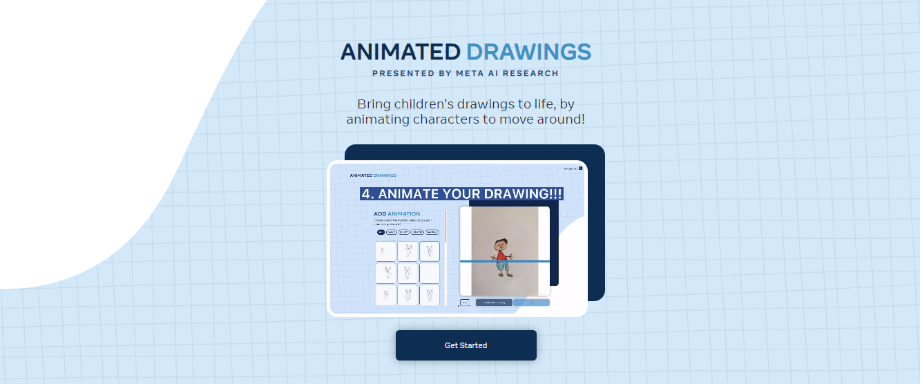 Animated Drawings - Create animated drawings for kids