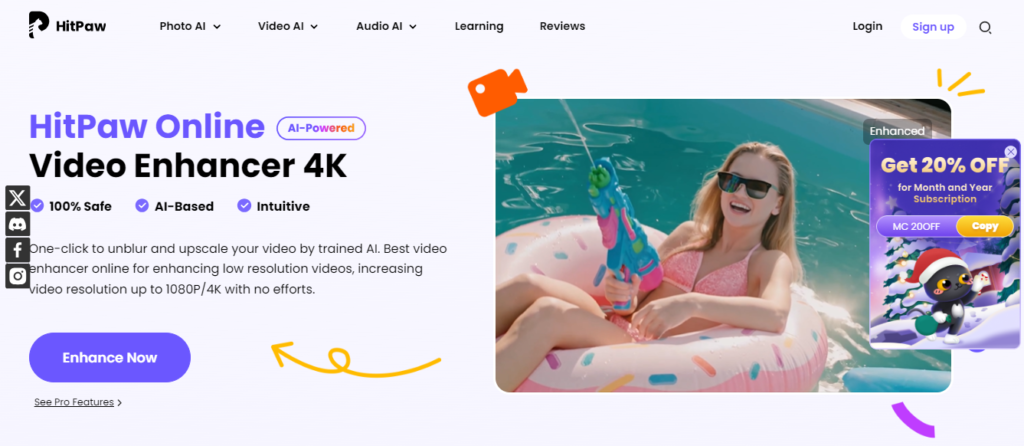 HitPaw Video Enhancer - Best Video Enhancer upto 4K