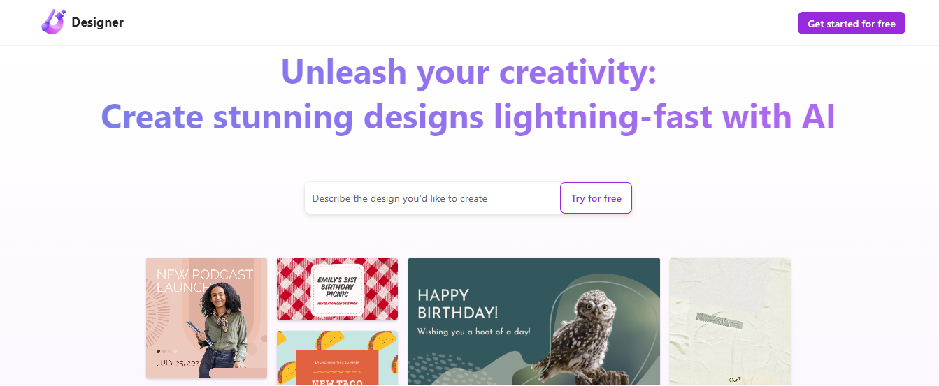 Microsoft Designer - Create Graphic design with AI