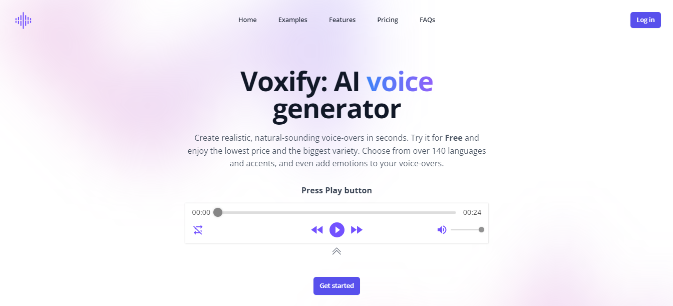Voxify AI - AI Voice Generator for Natural voiceovers
