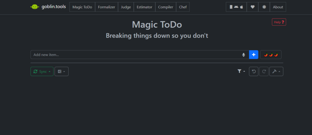 goblin.tools - Task management to break down complex tasks