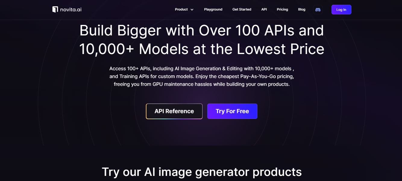 Novita AI - Image Generator and Image Editing tool