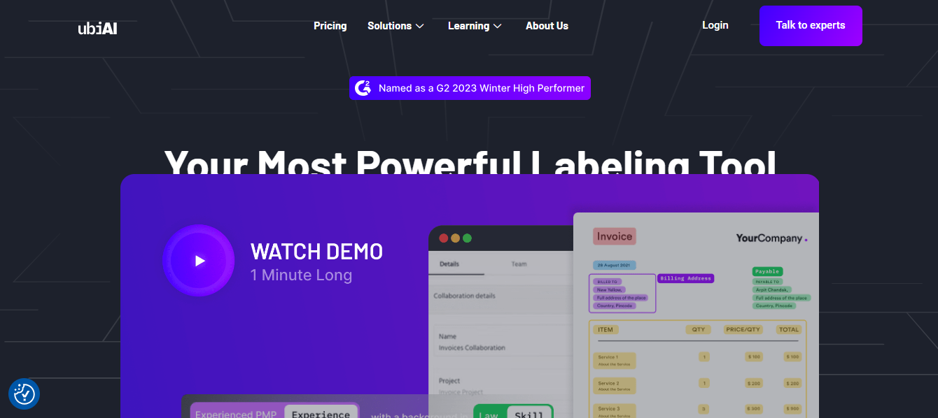 Ubiai Annotate Any Document From Pdf Text Or Image