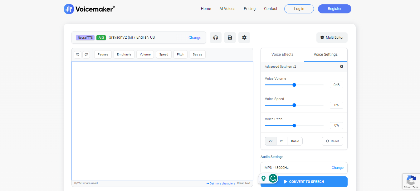 Voicemaker - Convert Text To Speech in Human Voices