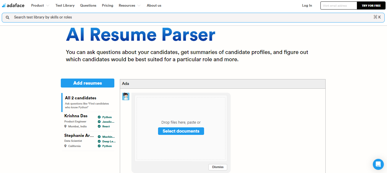 Improve Hiring Process With AI Resume Analysis