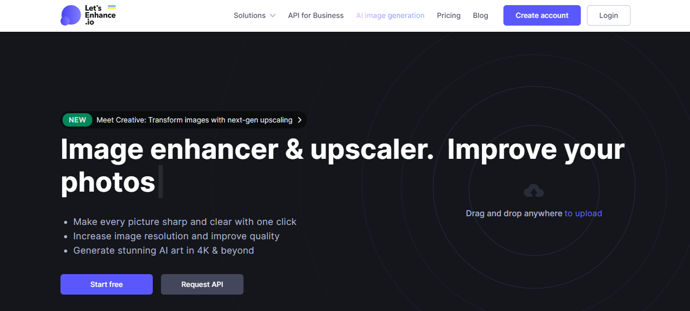 Let's Enhance - AI Image Enhancer and Upscaler
