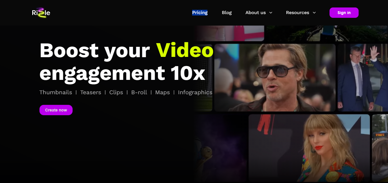 Rizzle - Create Videos From Text, Blogs & Podcasts