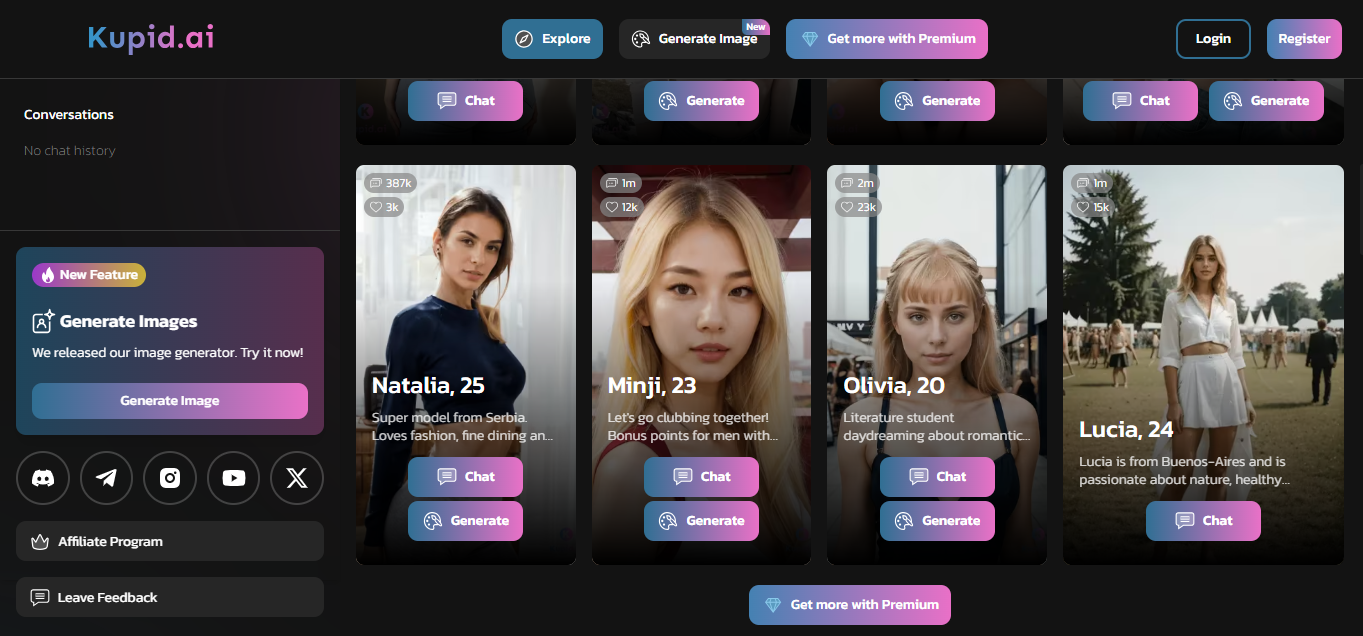 Kupid Ai Chat With Ai Virtual Friends Trend Ai Tools
